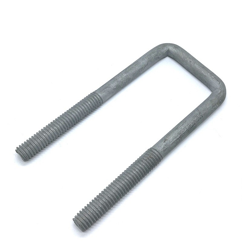 HDG M12 Threaded Hot Dipped Galvanized U Bolts UNC Class 6.8