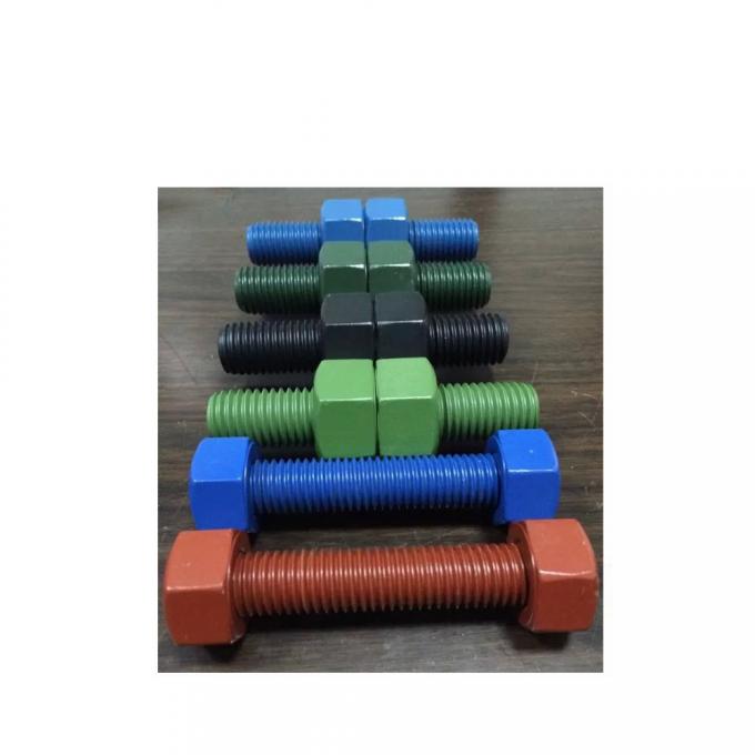 PTFE Xylan 1424 Coated Threaded Stud Bolt A193 Grade B16