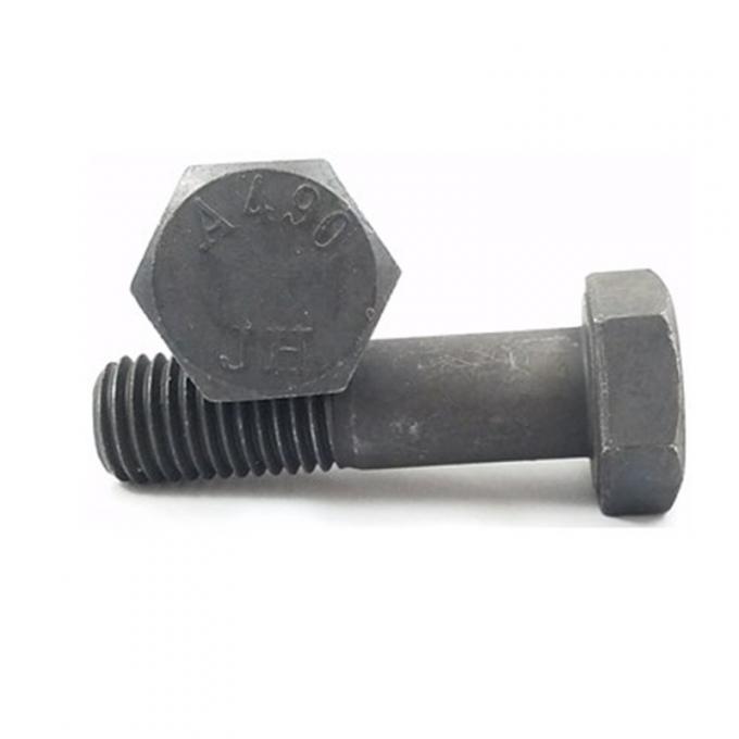 Type 3 Structural Black Color Heavy Hex Bolts C1045 Material